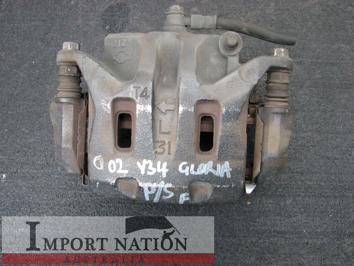 NISSAN Y34 GLORIA FRONT LEFT BRAKE CALIPER - TURBO TYPE – Import Nation ...