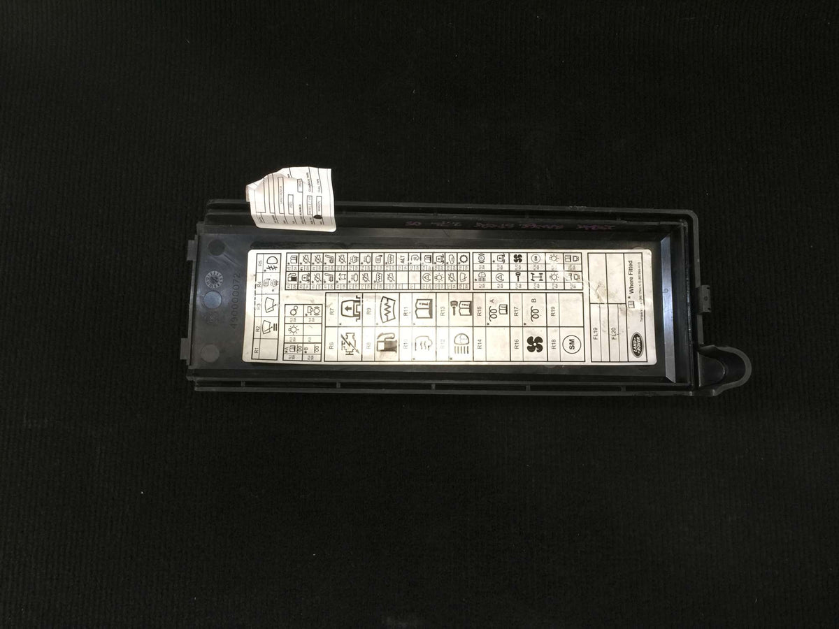 RANGE ROVER SPORT L320 05-09 ENGINE BAY FUSE BOX LID 2.7L DIESEL 49000 ...