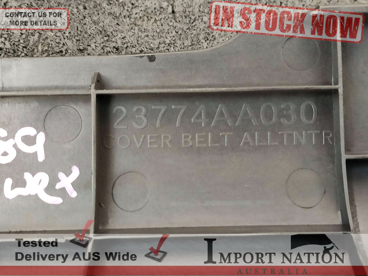 SUBARU IMPREZA G3 WRX 07-13 SERPENTINE DRIVE BELT TOP COVER 23774AA030 ...